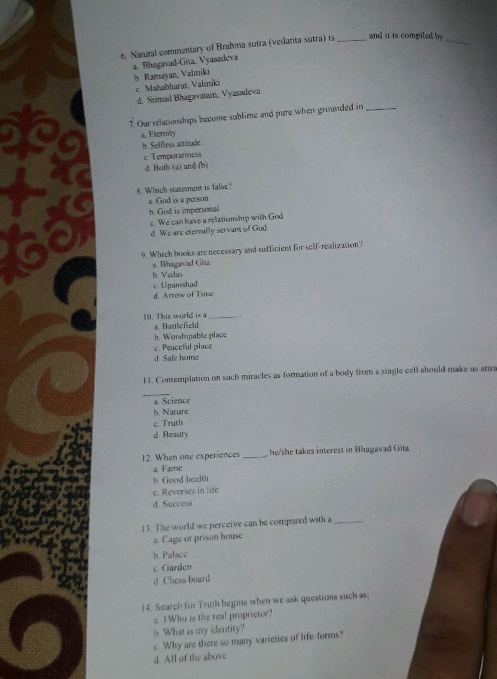 6. Natural commentary of Brahma sutra | StudyX