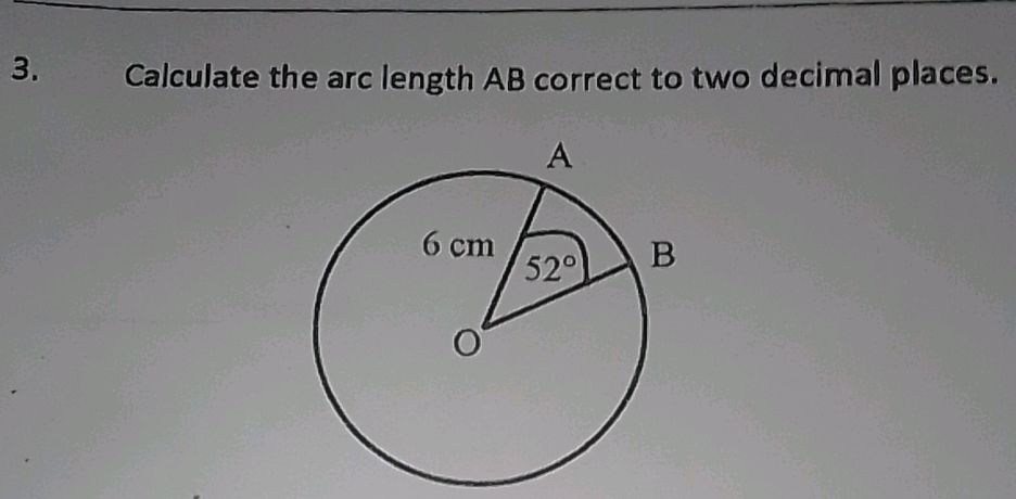 Calculate the arc length AB correct to two | StudyX