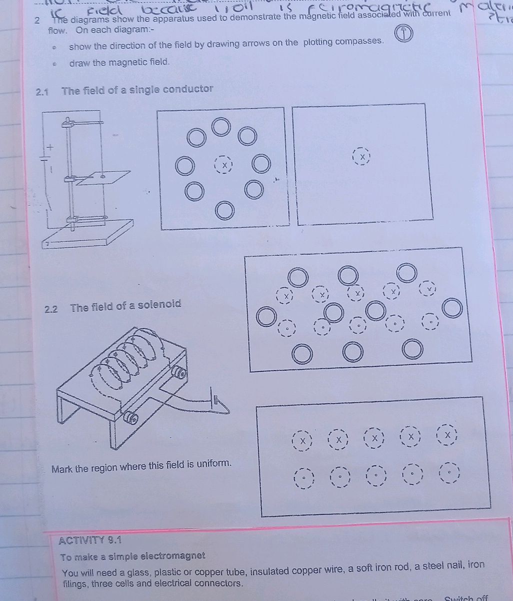 2 The diagrams show the apparatus used to | StudyX