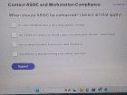 When should ASOC be contacted? (Select all