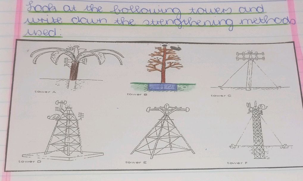 Look at the following towers and write down | StudyX