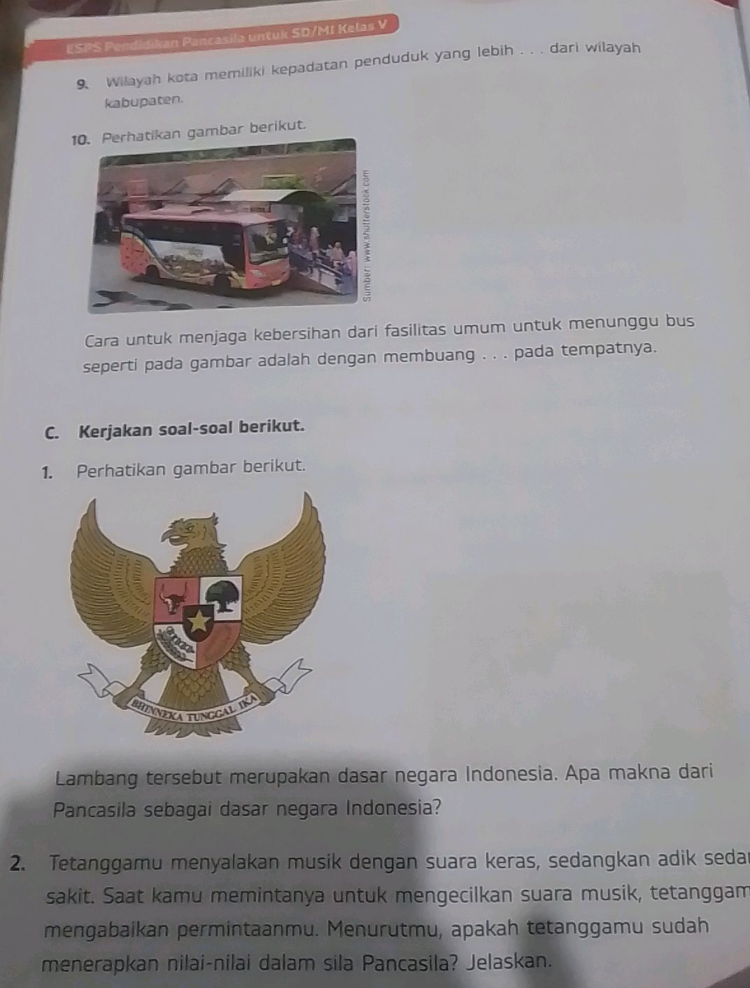 9. Wilayah kota memiliki kepadatan penduduk | StudyX