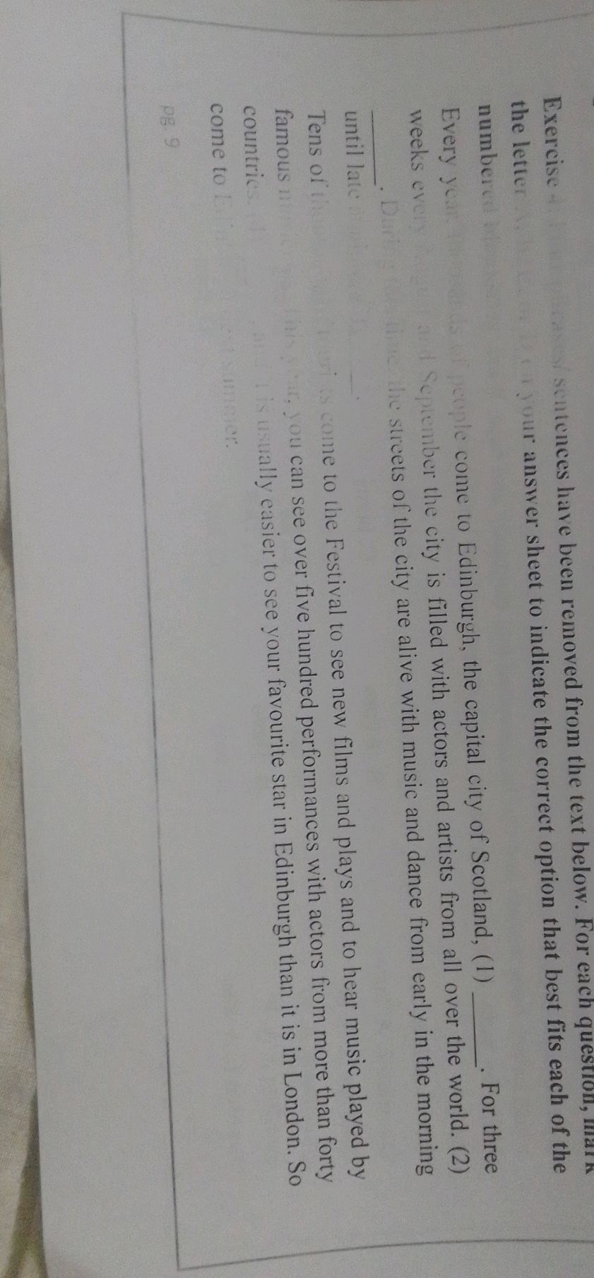 Exercise - phrases/sentences have been | StudyX