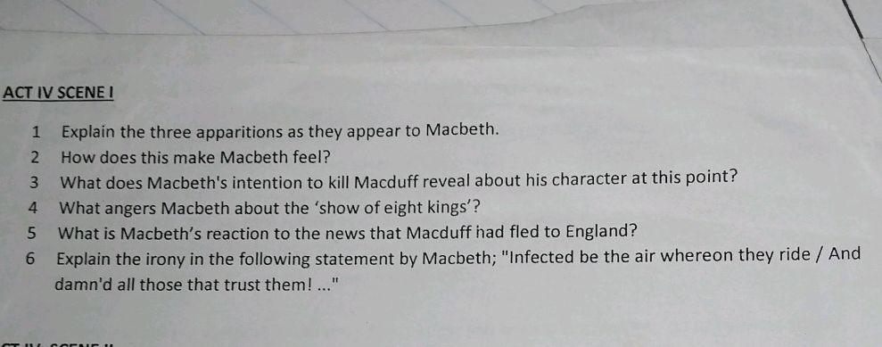 1. Explain the three apparitions as they | StudyX