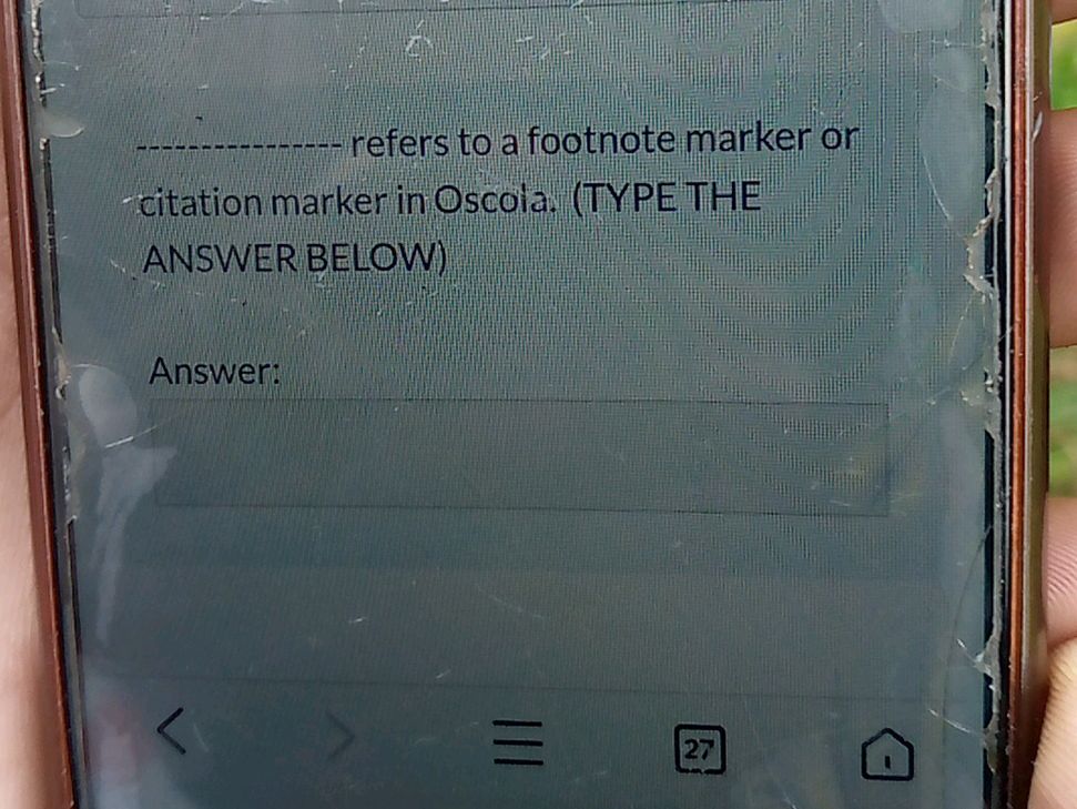 refers to a footnote marker or | StudyX