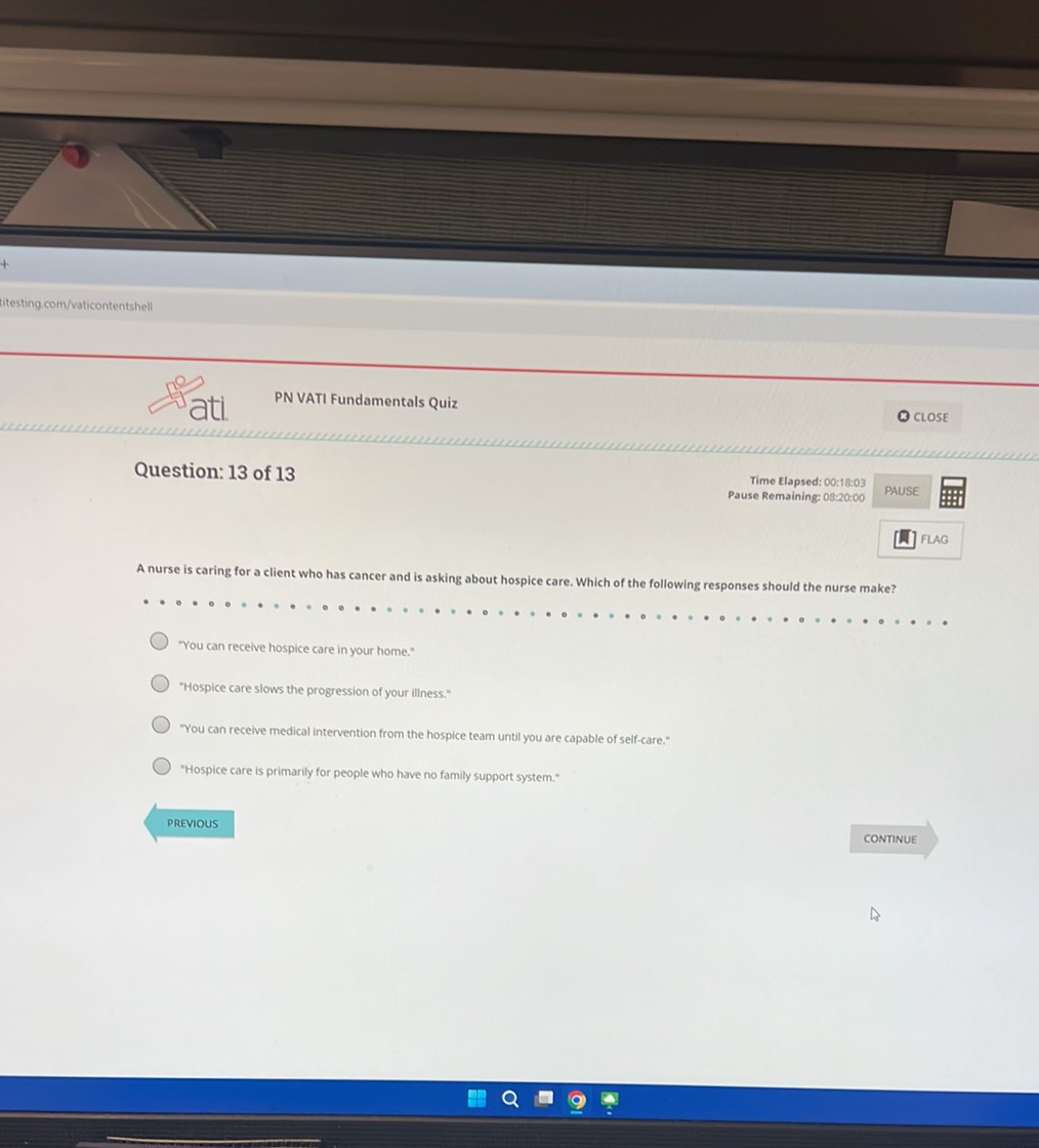 A nurse is caring for a client who has | StudyX