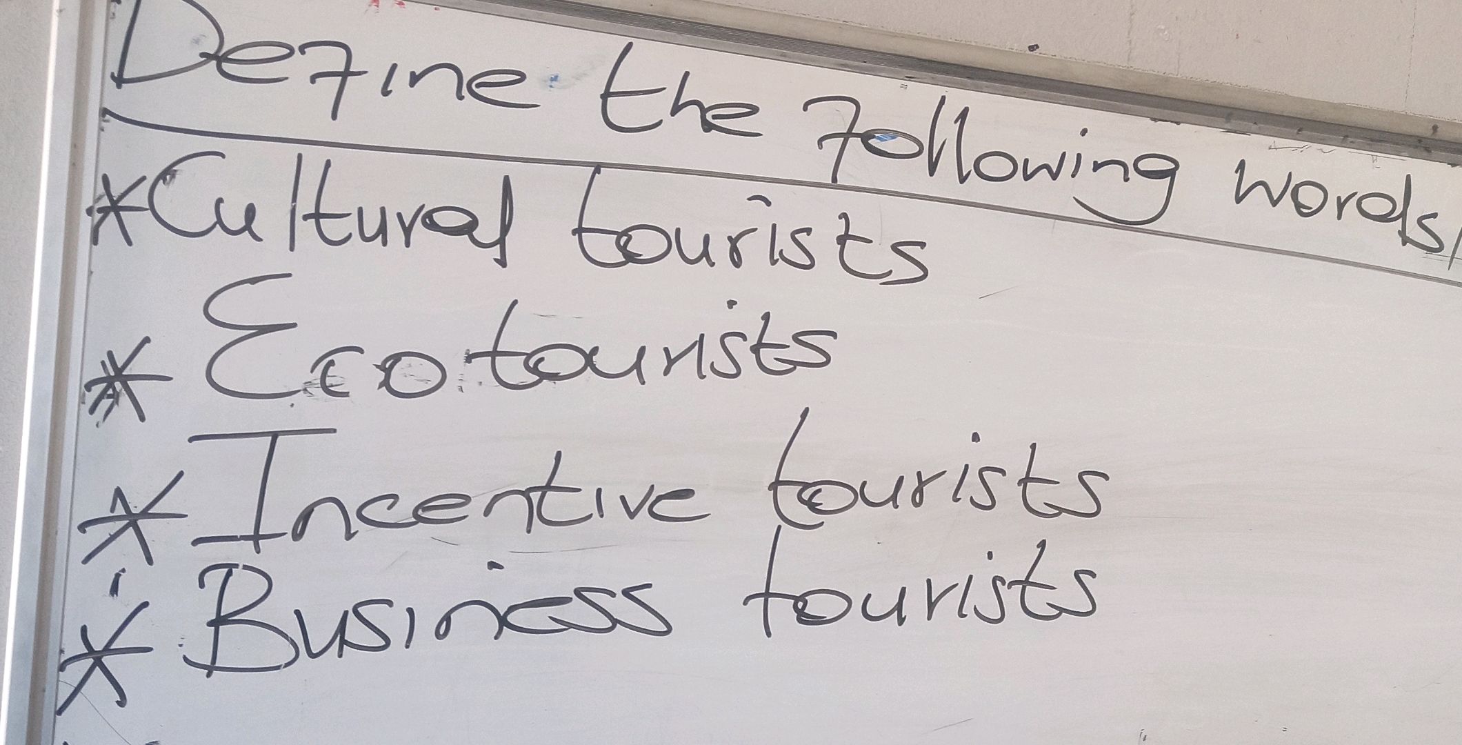 Define the following words: * Cultural | StudyX