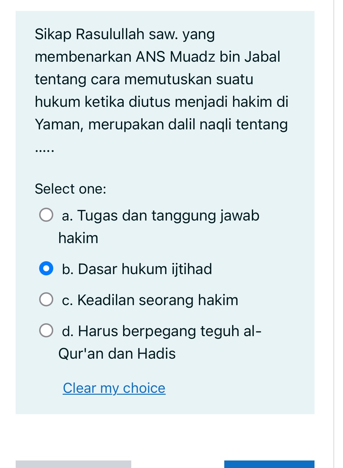 Sikap Rasulullah saw. yang membenarkan ANS | StudyX