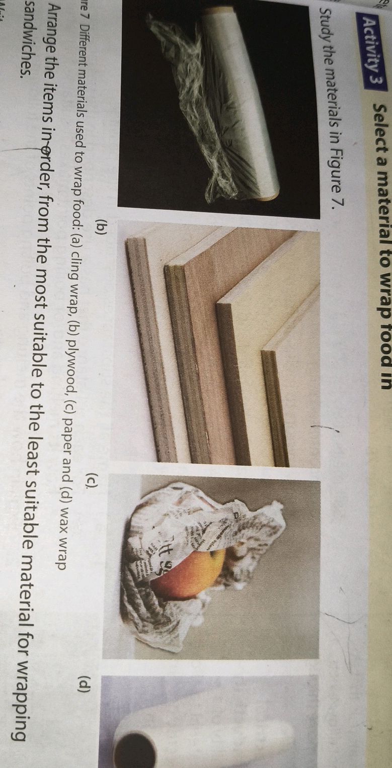 Study the materials in Figure 7. Arrange | StudyX