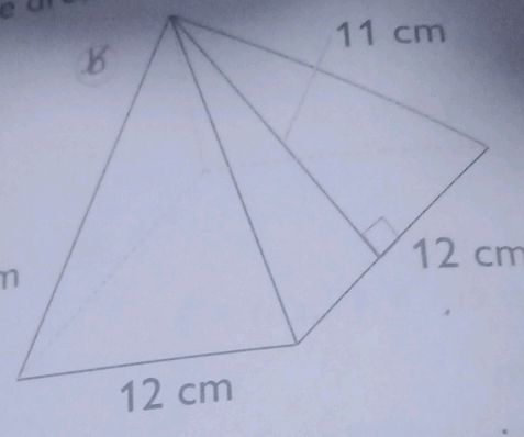 The image shows a 3D shape with some | StudyX
