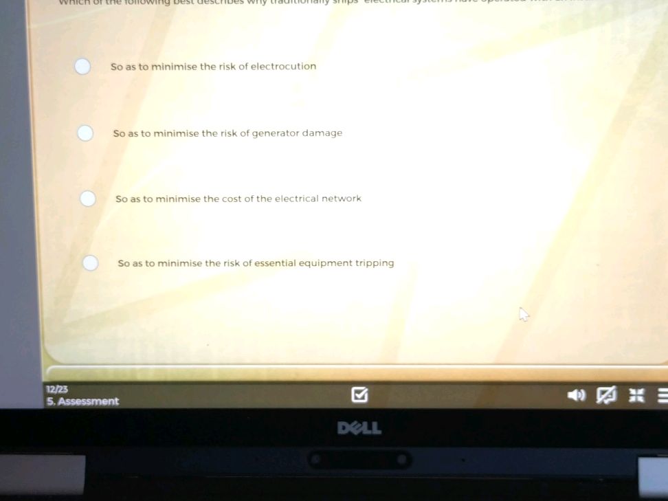 Which of the following best describes why | StudyX