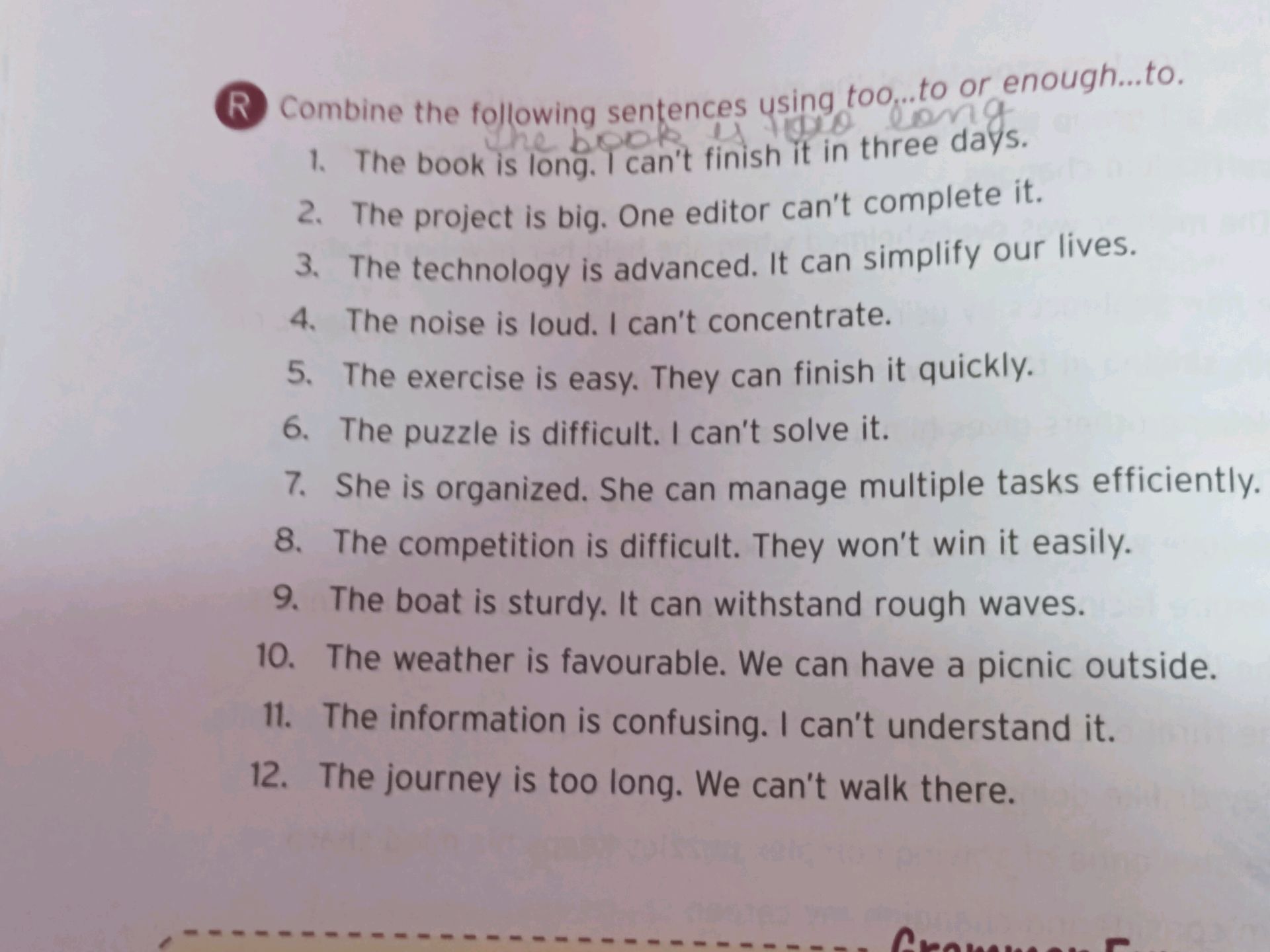 Combine the following sentences using | StudyX