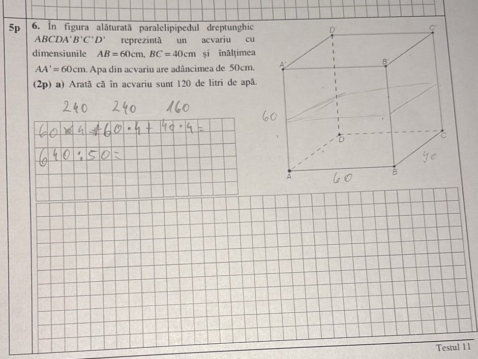 6. În figura alăturată paralelipipedul | StudyX
