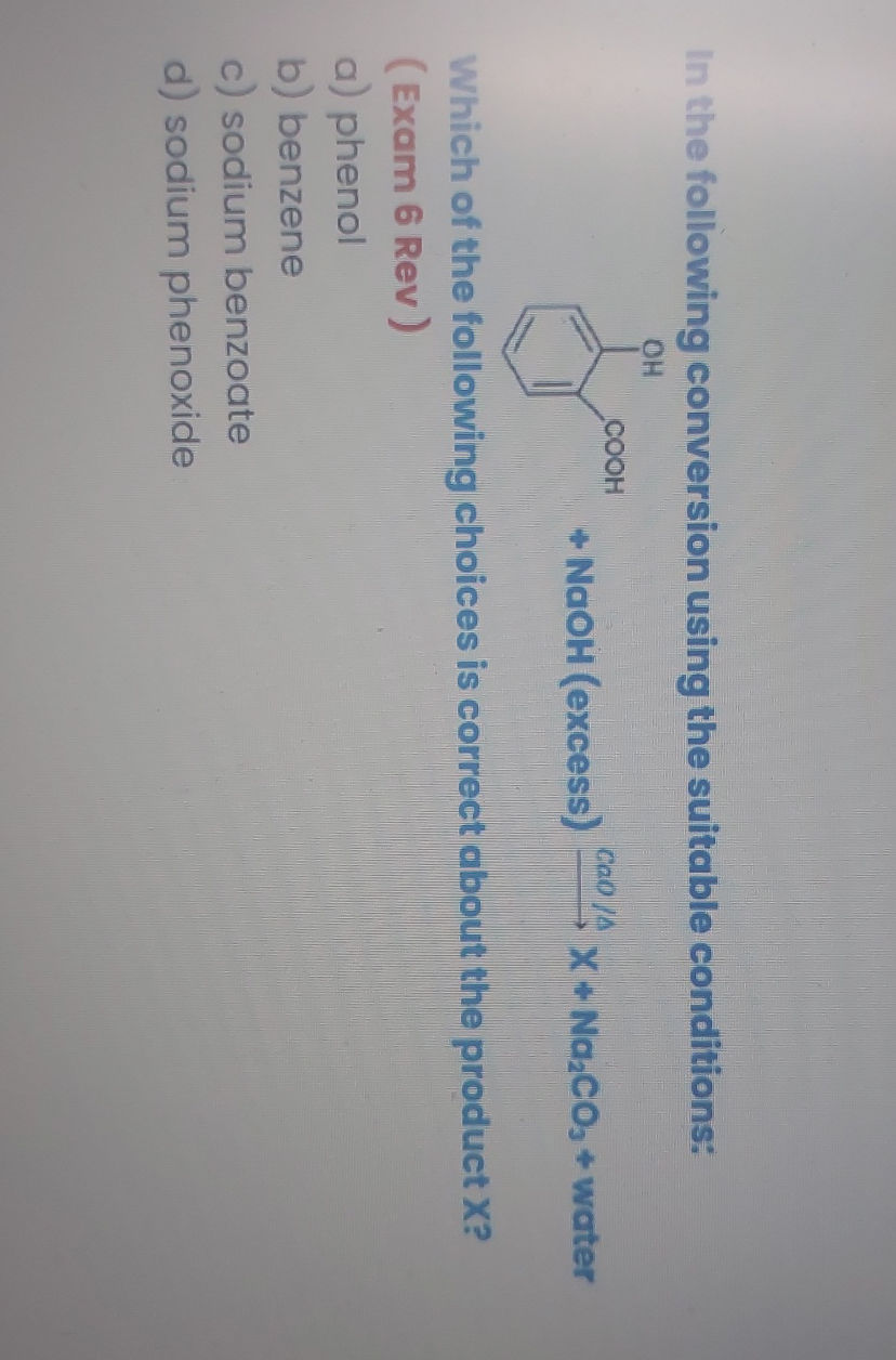 In the following conversion using the | StudyX