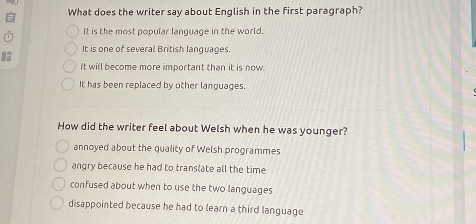 What does the writer say about English in | StudyX