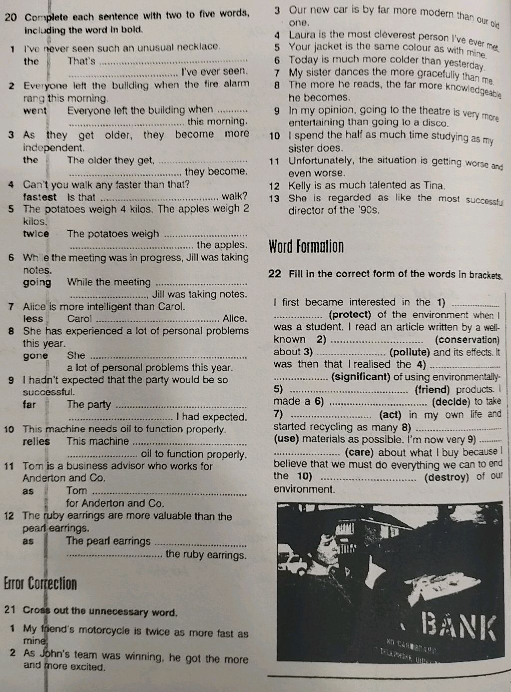 20 Complete each sentence with two to five | StudyX