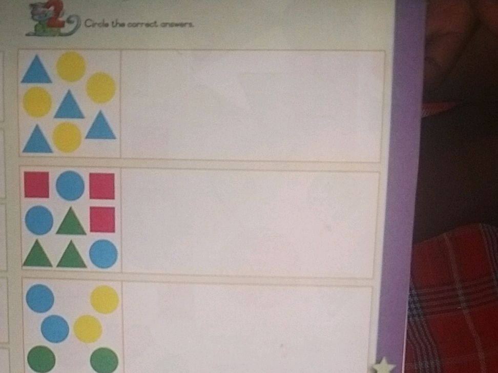 Circle the correct answers. Shapes are | StudyX