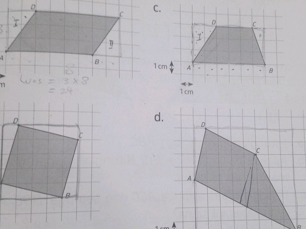 The image shows several geometric shapes on | StudyX