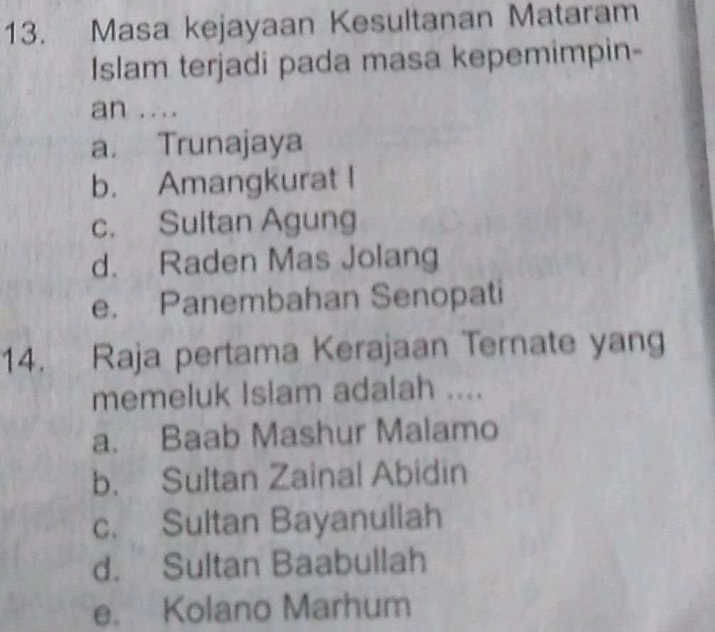 13. Masa kejayaan Kesultanan Mataram Islam | StudyX