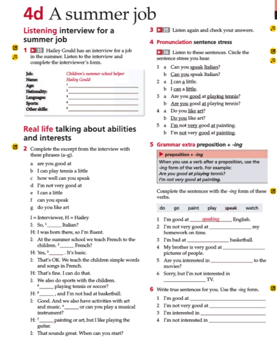 1. Hailey Gould has an interview for a job | StudyX