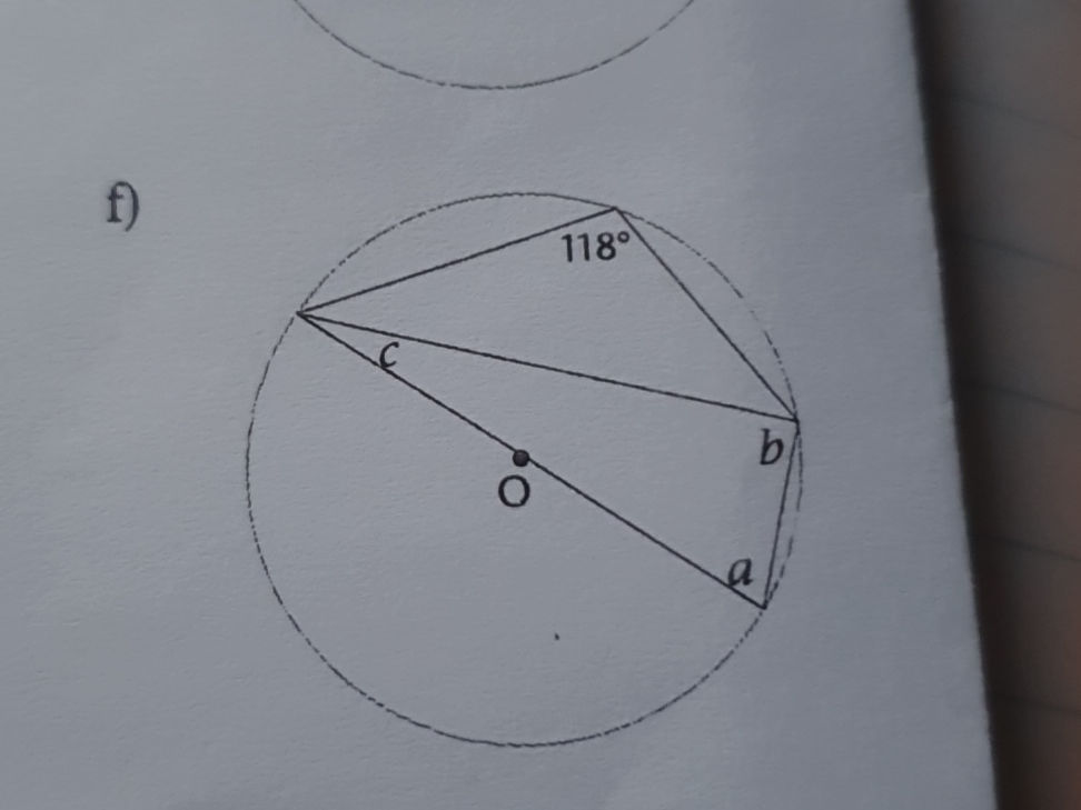 f) There is a circle with a triangle | StudyX