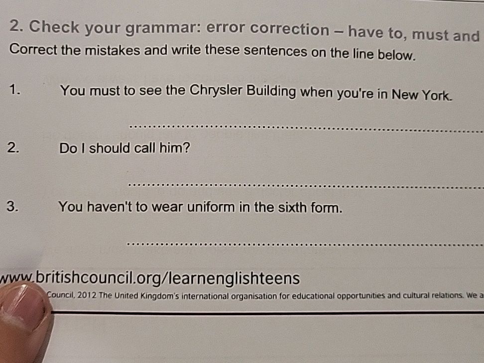 2. Check your grammar: error correction - | StudyX