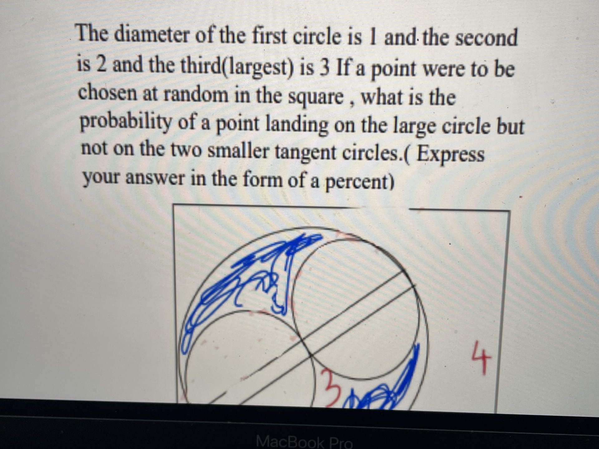 The diameter of the first circle is 1 and | StudyX