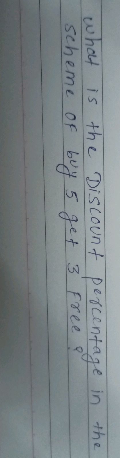 What is the Discount percentage in the