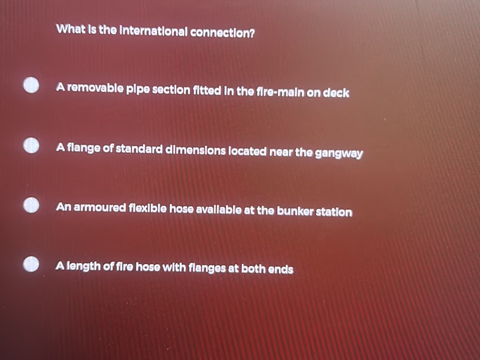 What is the International connection? A | StudyX