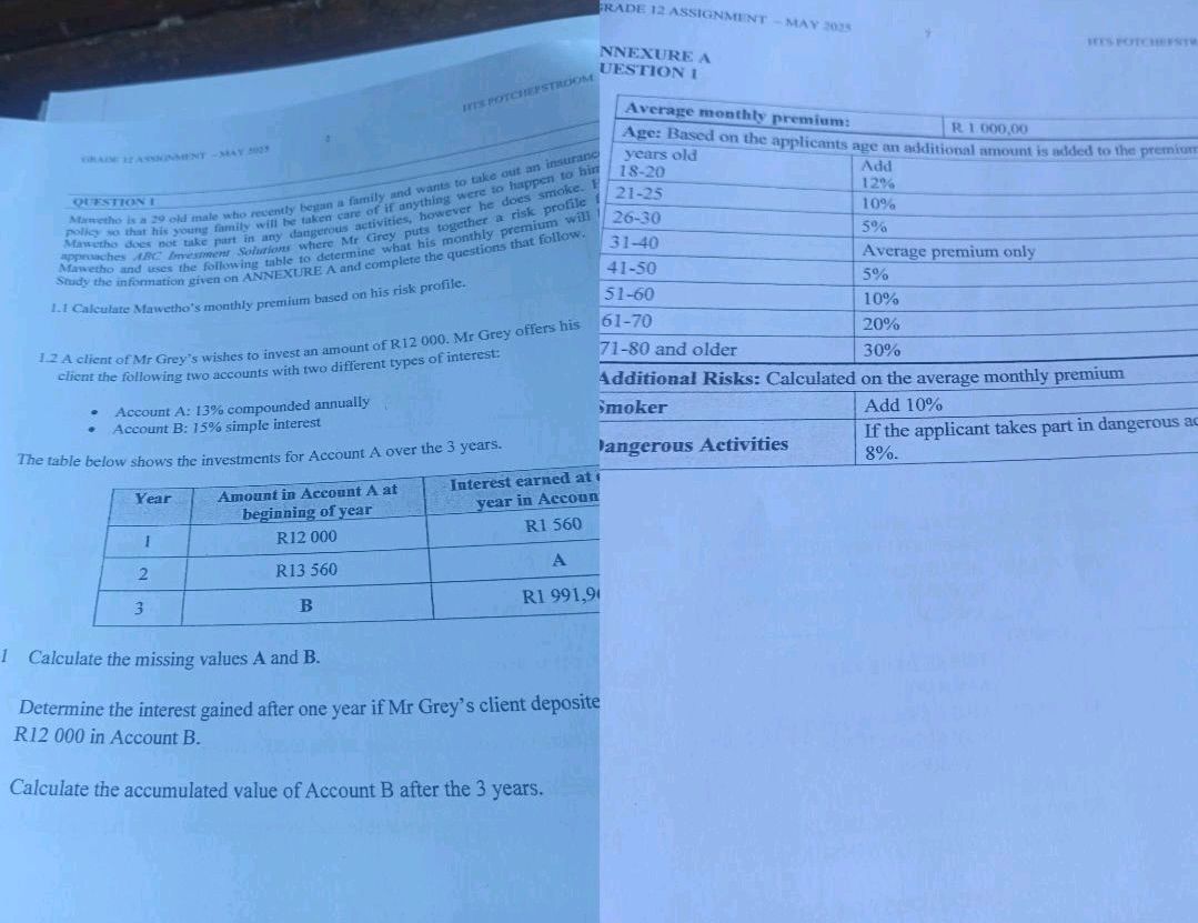 Average monthly premium: Age: Based on the | StudyX