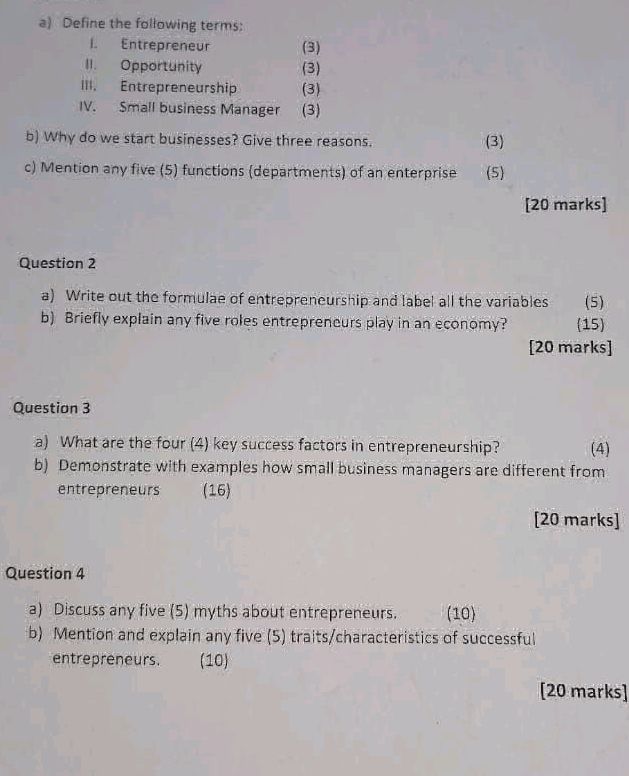 a) Define the following terms: 1. | StudyX