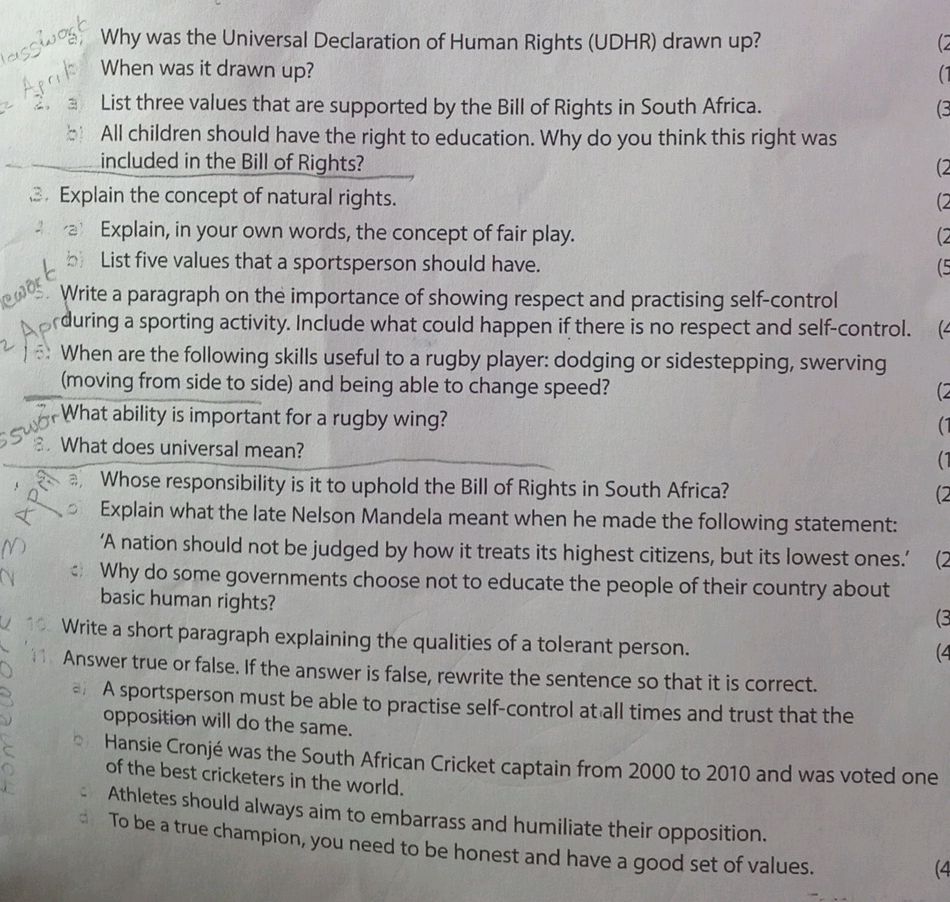 1. Why was the Universal Declaration of | StudyX