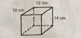 The image shows a 3D shape with dimensions | StudyX