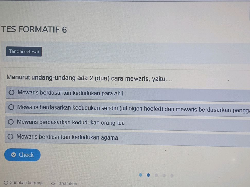 Menurut undang-undang ada 2 (dua) cara | StudyX