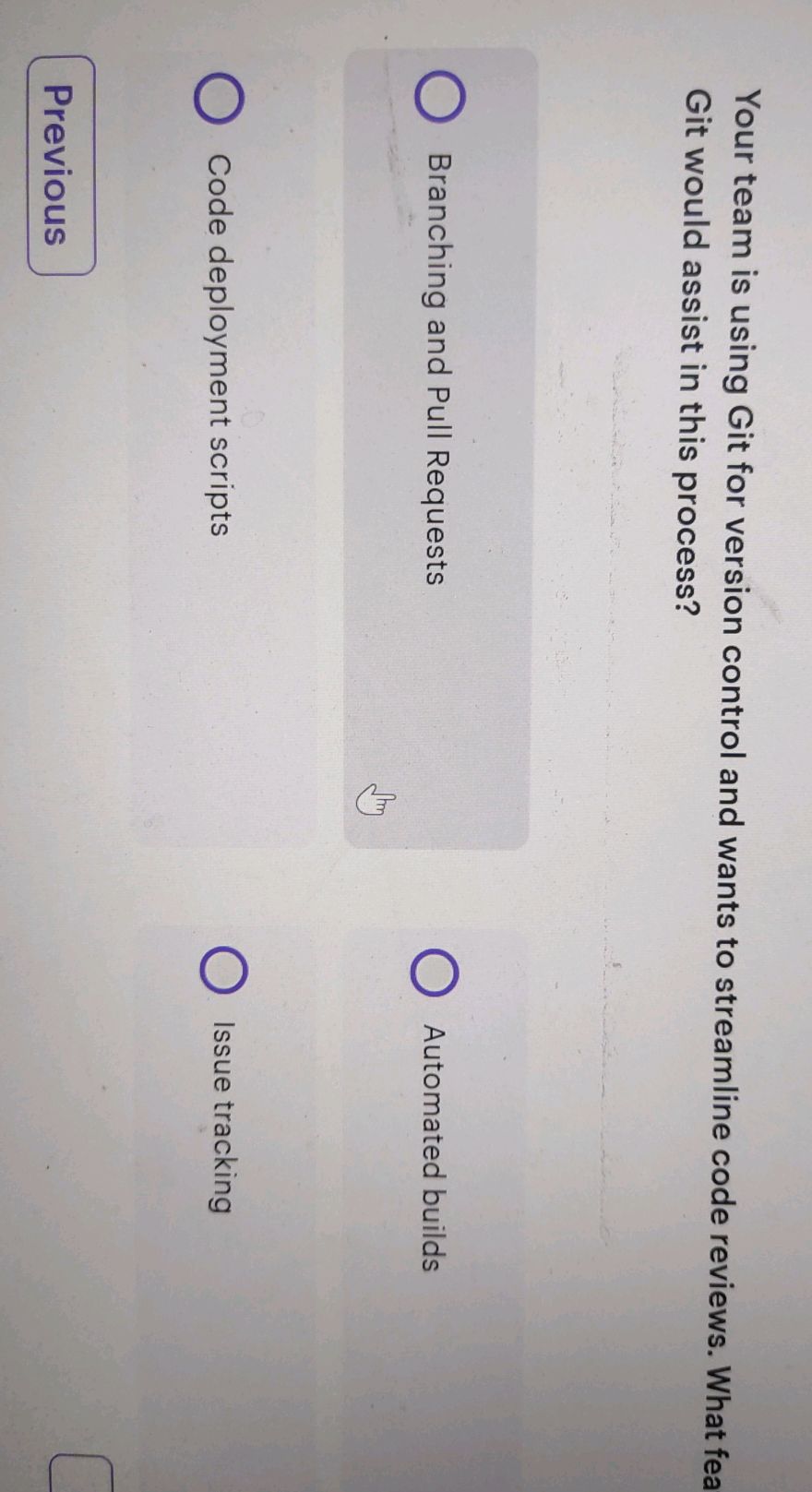 Your team is using Git for version control | StudyX