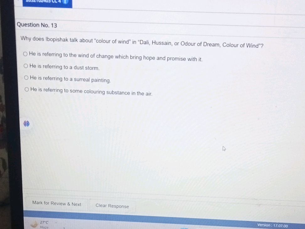 Question No. 13 Why does Ibopishak talk | StudyX