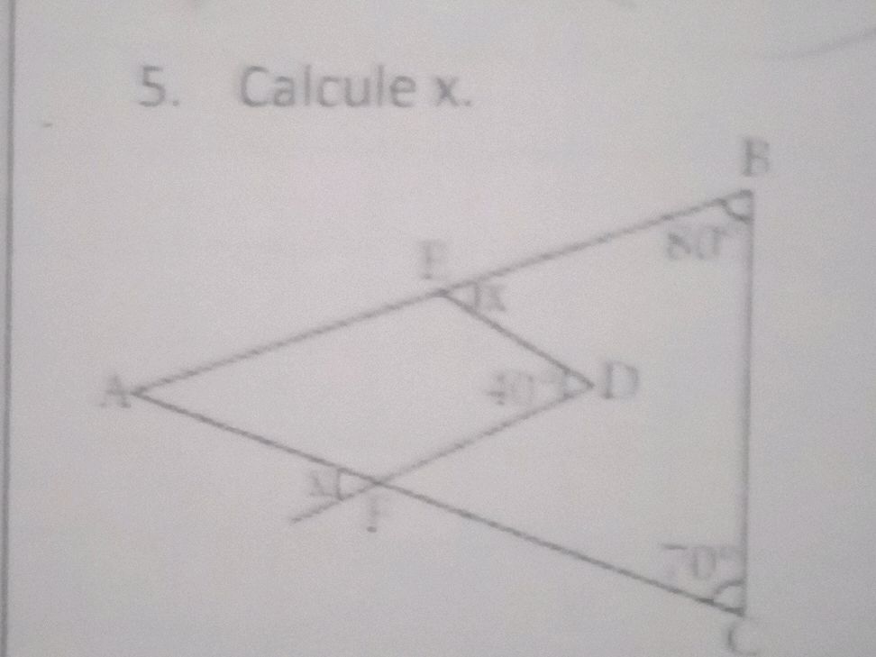 Calculate x in Geometry Problem | StudyX
