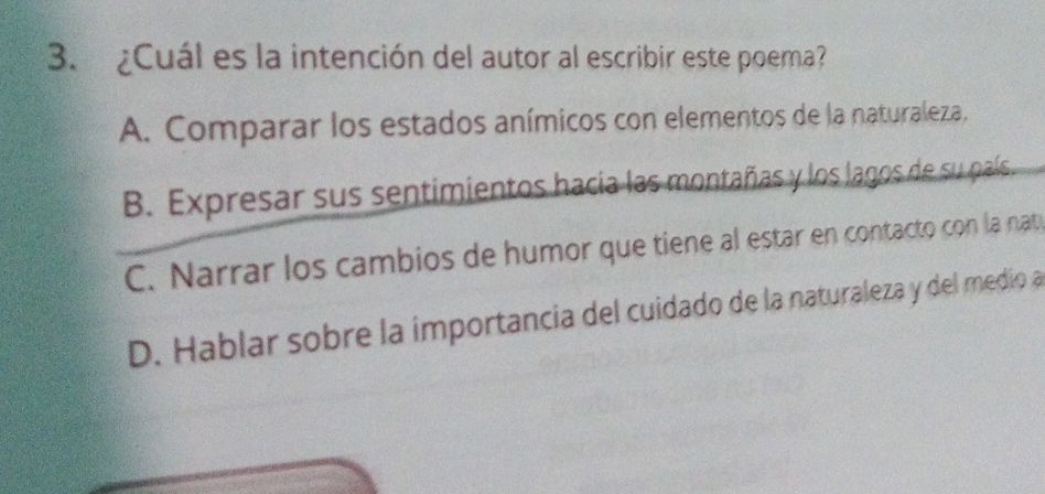 3. ¿Cuál es la intención del autor al | StudyX