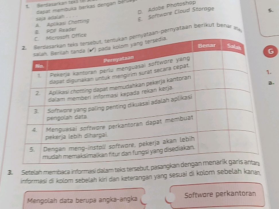 1. Berdasarkan teks tersebut, aplikasi yang | StudyX
