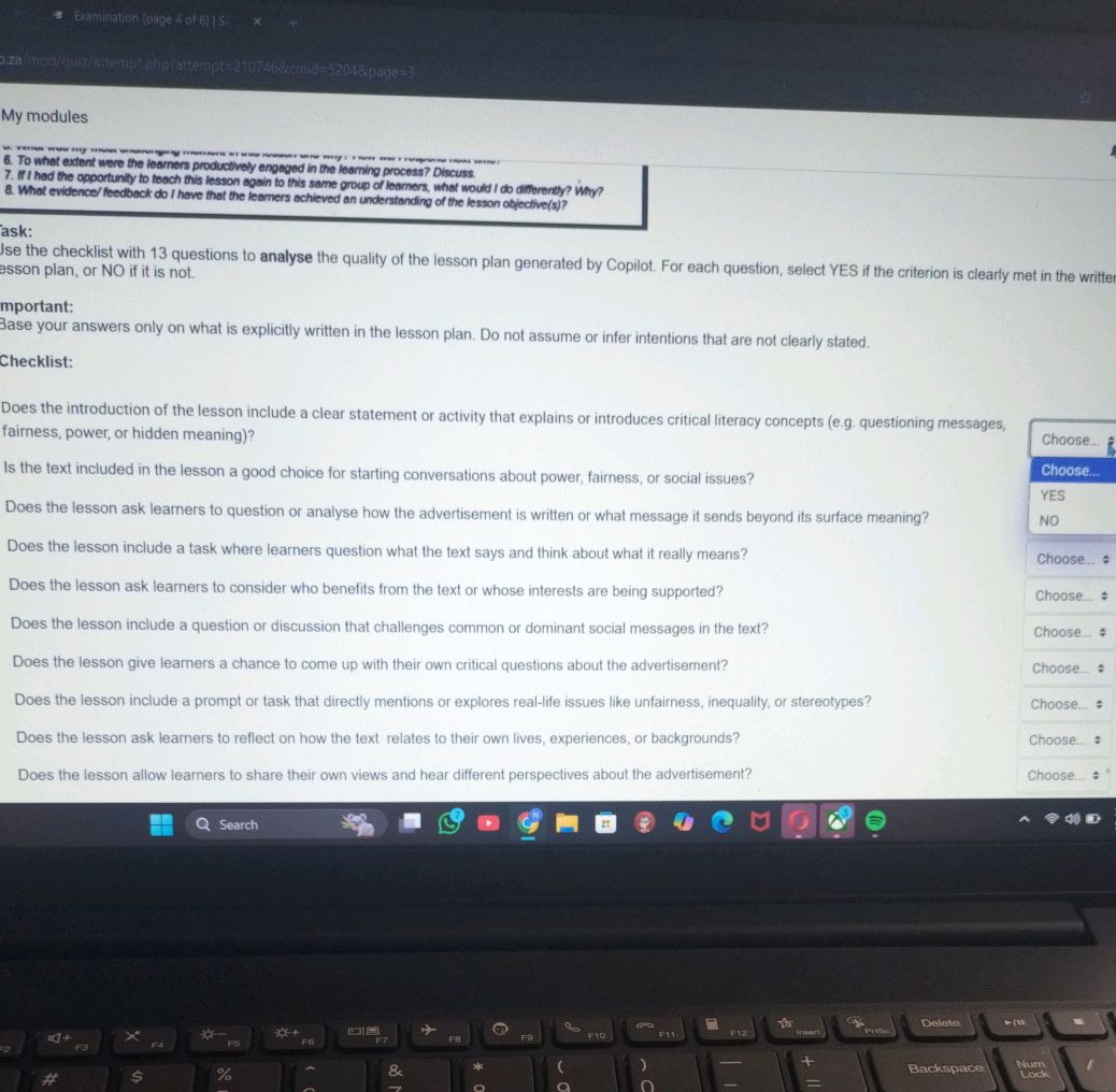 Use the checklist with 13 questions to | StudyX