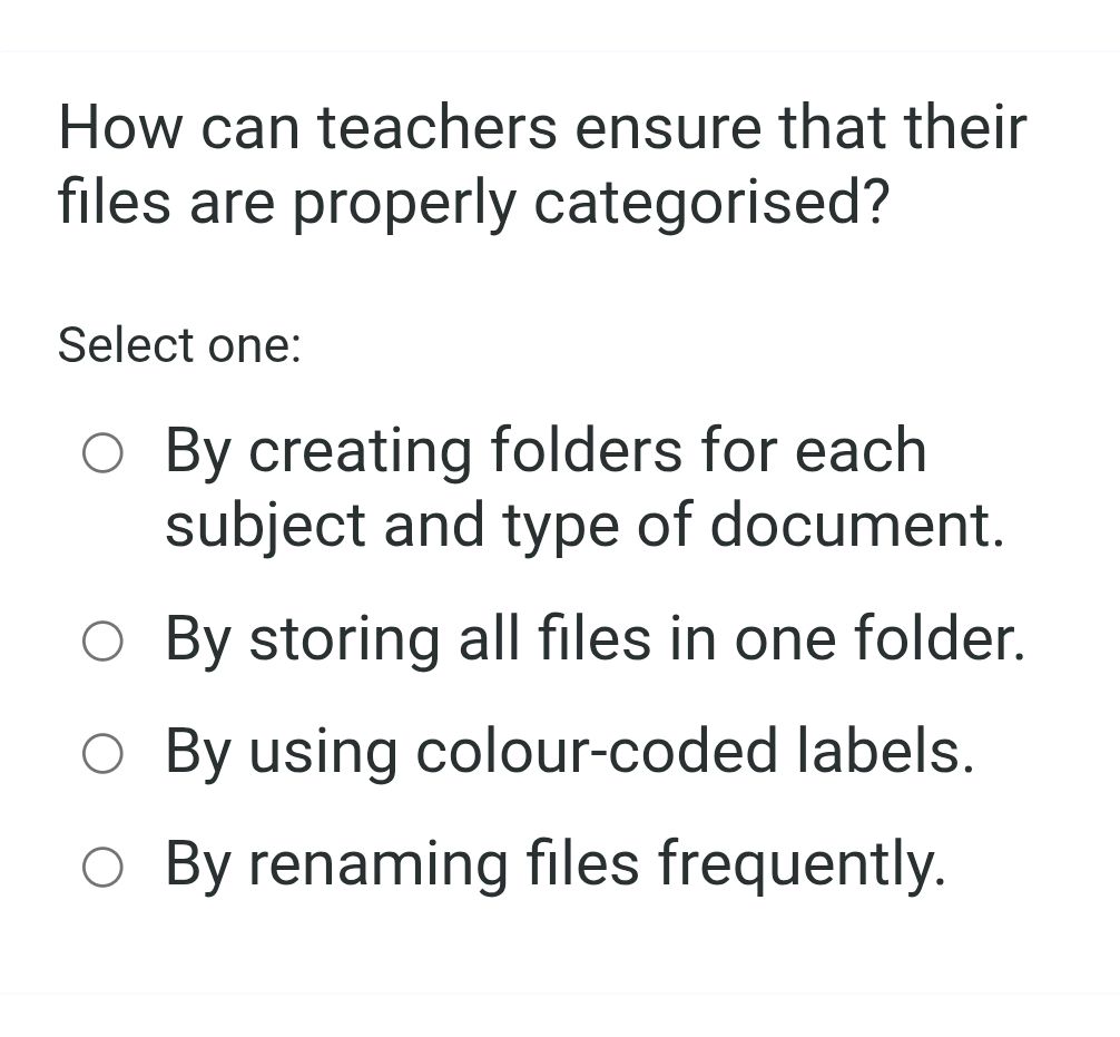 How can teachers ensure that their files are | StudyX