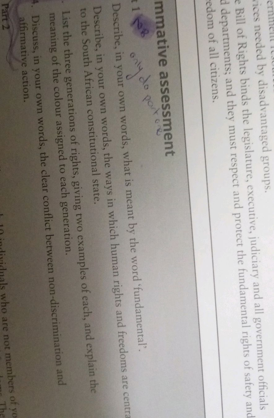 1. Describe, in your own words, what is | StudyX