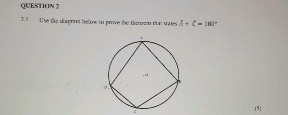 2. 1 Use the diagram below to prove the | StudyX