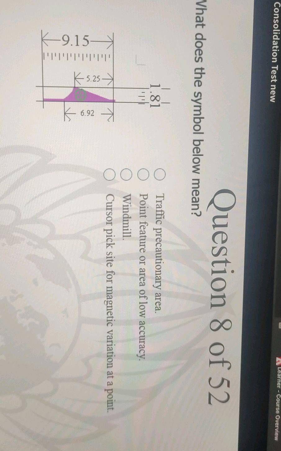 What does the symbol below mean? Traffic | StudyX
