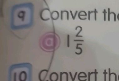 Convert the mixed number to an improper | StudyX