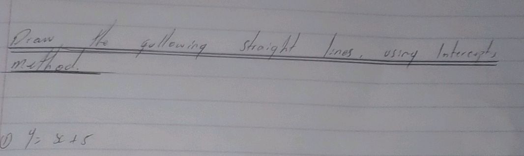 Draw the following straight lines, using | StudyX