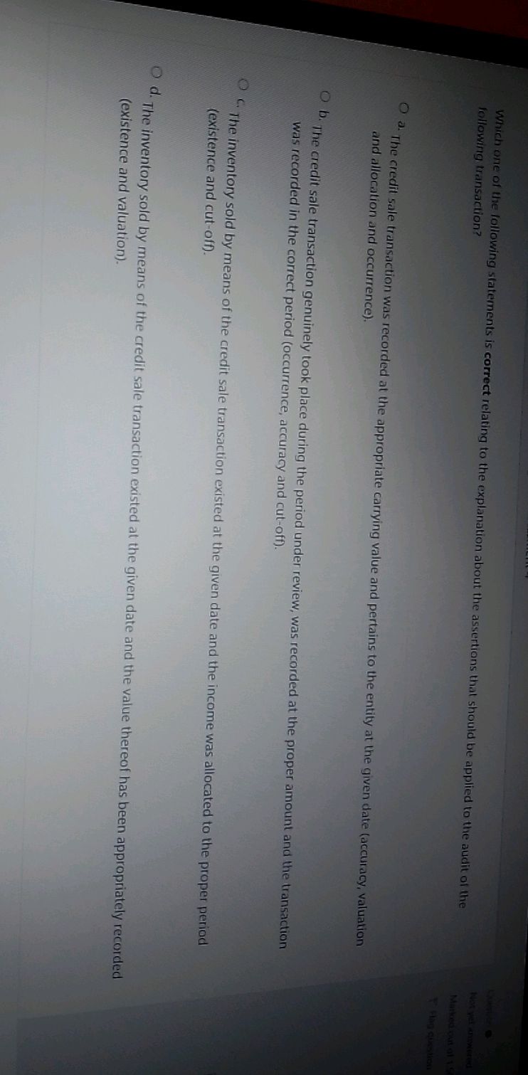 Which one of the following statements is | StudyX