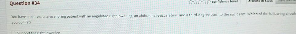 Question #34 You have an unresponsive | StudyX
