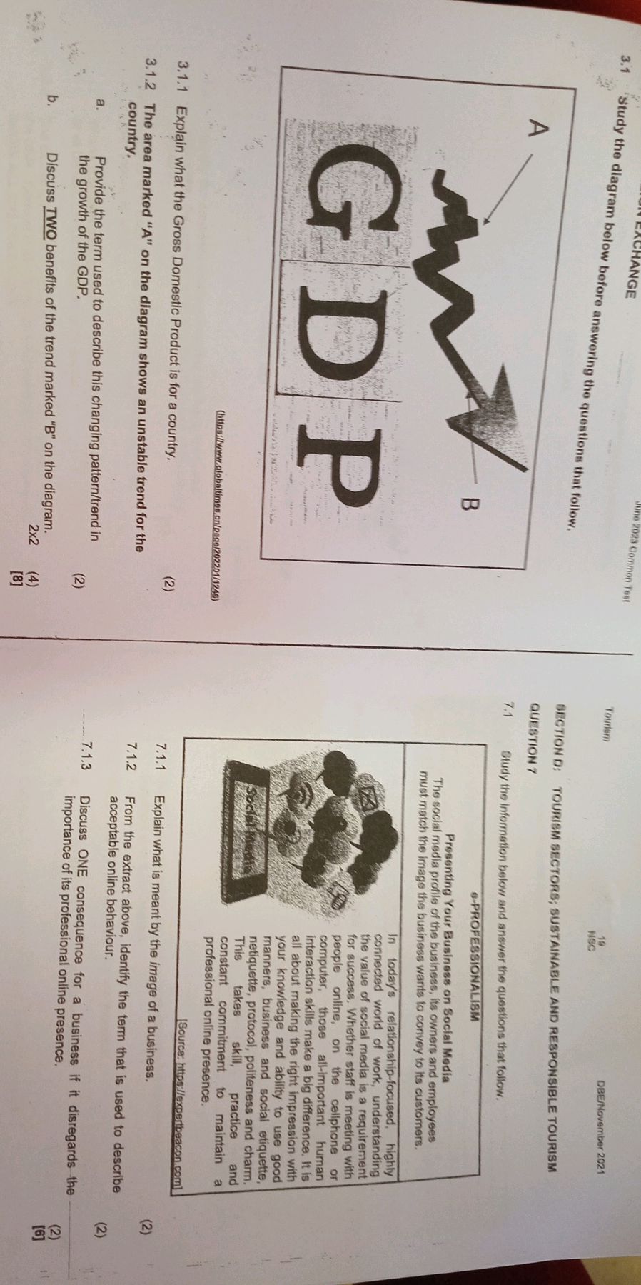 3.1 Study the diagram below before answering | StudyX