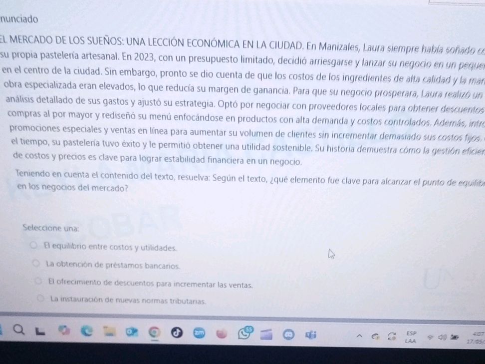 Teniendo en cuenta el contenido del texto, | StudyX